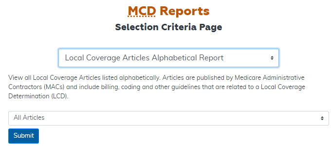 | How to Use the Medicare Coverage Database