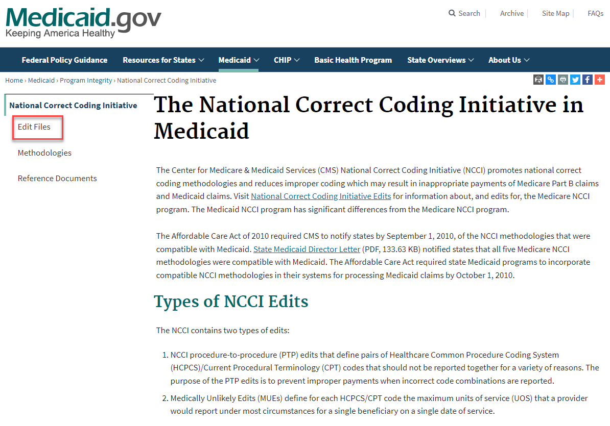 Print Publication | How to Use the Medicaid National Correct Coding ...