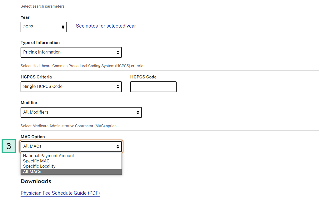 Sample PFS Searches | CMS