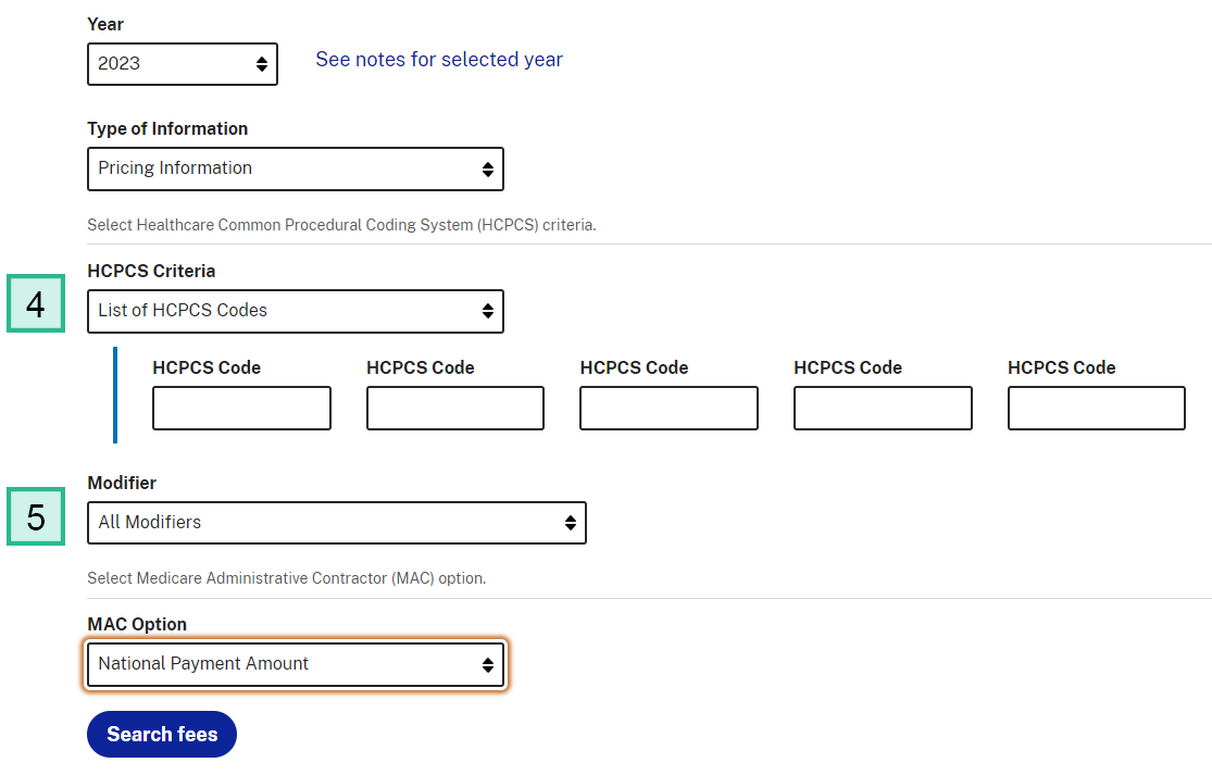 Sample PFS Searches | CMS